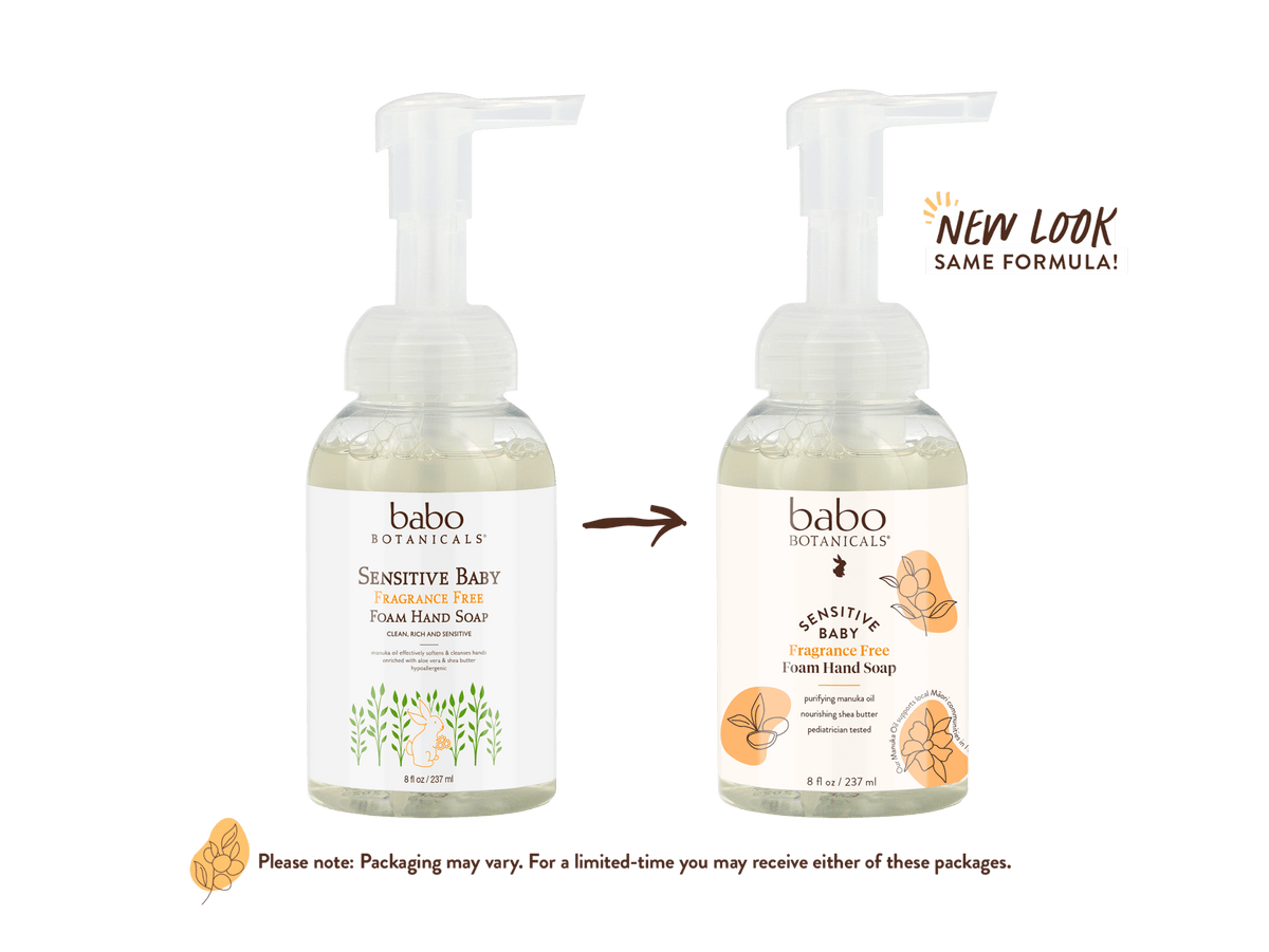 Fragrance Free Baby Hand Soap for Sensitive Skin | Babo Botanicals